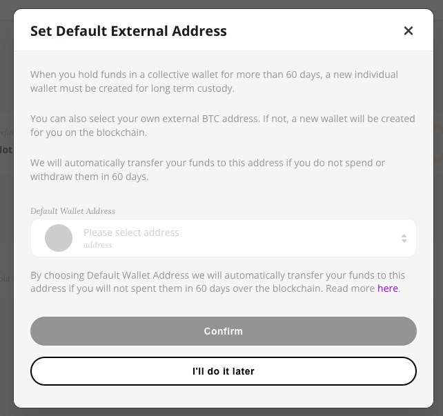 60 Day Rule: Set Up Your External Wallet | NiceHash